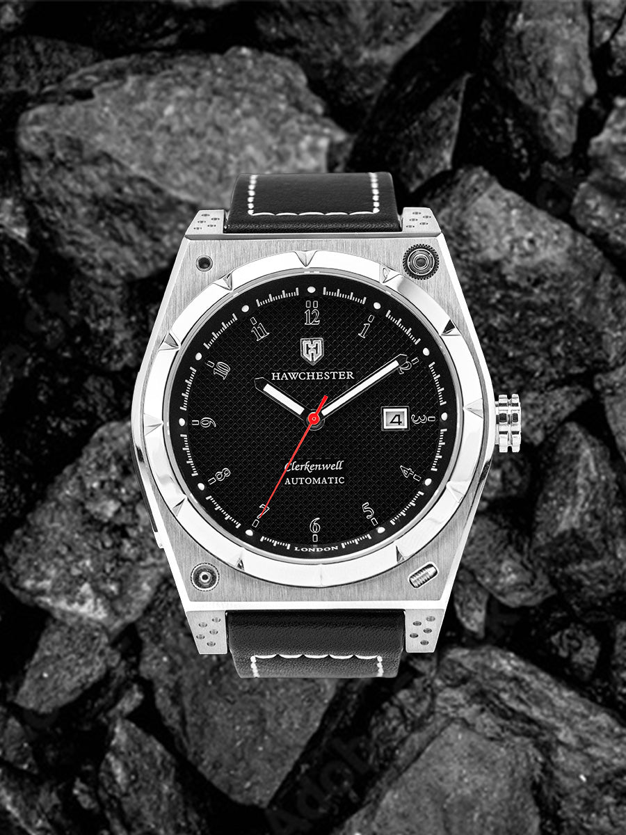 Cannock Black Clerkenwell Automatic – Hawchester Watches